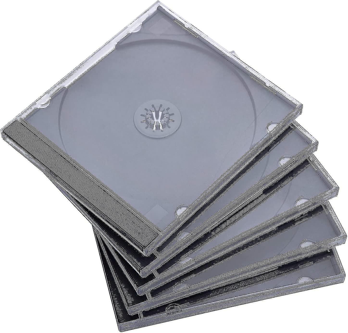 Paquete de 25 estuches para CD transparentes individuales estándar con ...