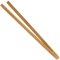 BambooMN - 12" Reusable Bamboo "A" Toast Tongs - Carbonized Brown - 3 ...