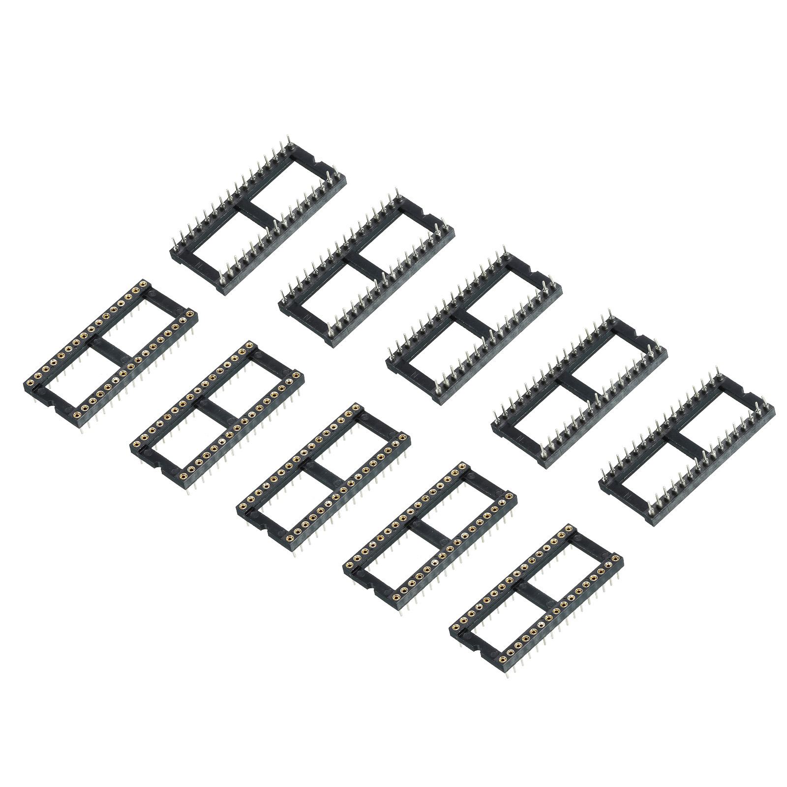 Uxcell DIP IC Chip Socket Adapter Round Pin 32P 2.54mm Pitch IC Socket ...