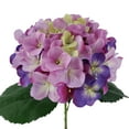 (2 pack) Mainstays 30.5 inch Artificial Hydrangea Flower Stem, Purple ...