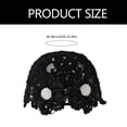 Giaone Crochet Hat Western Handwoven Vintage Hat Knitted Hollow Flower ...
