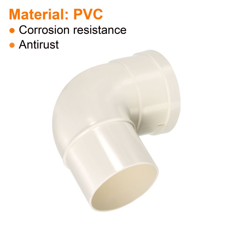 Uxcell PVC Water Pipe 45 Degree Elbow Fitting 50mm ID To, 54% OFF
