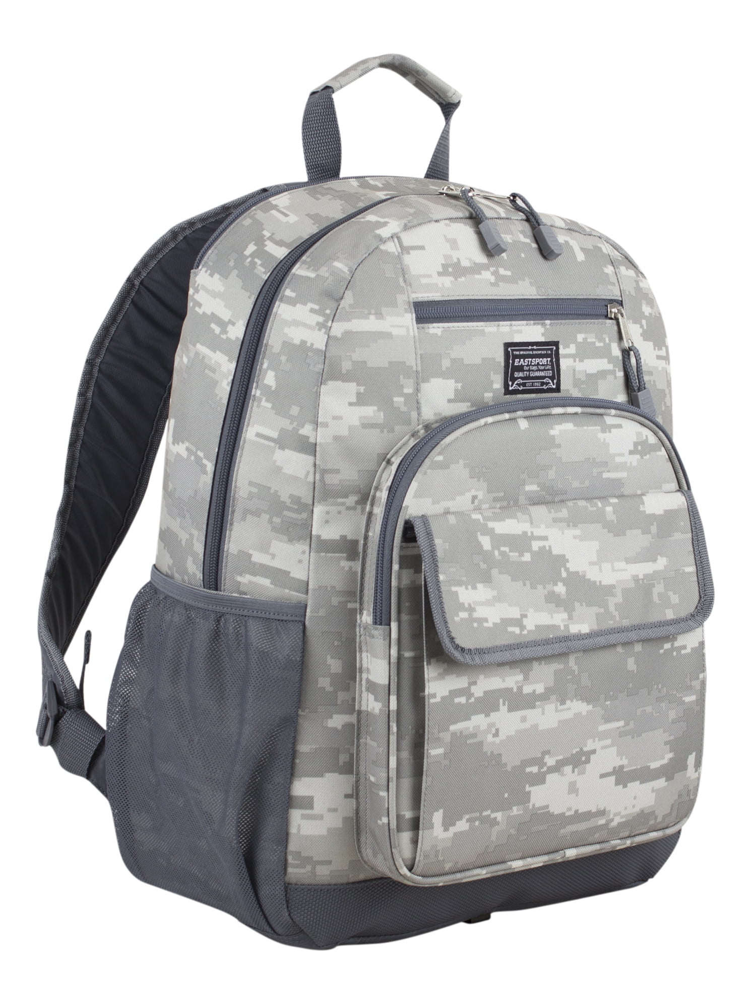 Eastsport Unisex Everyday Tech Backpack, Gray Camoflauge - Walmart.com