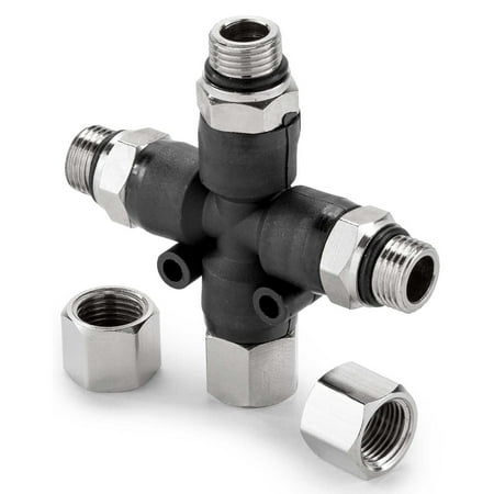 Unatoiry Airbrush Air Hose Splitter Professional Detachable 3 Way ...