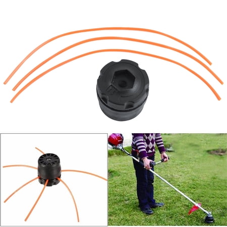 WALFRONT Strimmer Heads, Trimmer Heads,Universal Plastic Strimmer Head ...