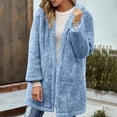 Aellinatey Fuzzy Sherpa Jacket Women Fuzzy Fleece Jacket Open Front ...