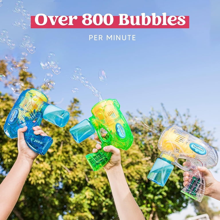 Bubble Gun Toy Bubble Machine Toys 3 Pack Bubble Guns With Solution ...