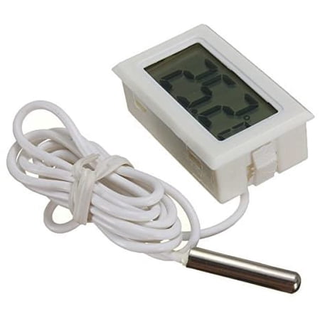 Digital LCD Thermometer Temperature Monitor with External Probe for ...