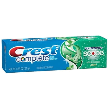 Crest Complete Toothpaste Plus Scope Advanced Active Foam, Striped, 8.2 ...