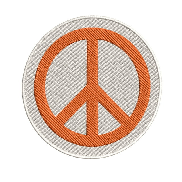 IRON ON APPLIQUE - PEACE SIGN - Walmart.com