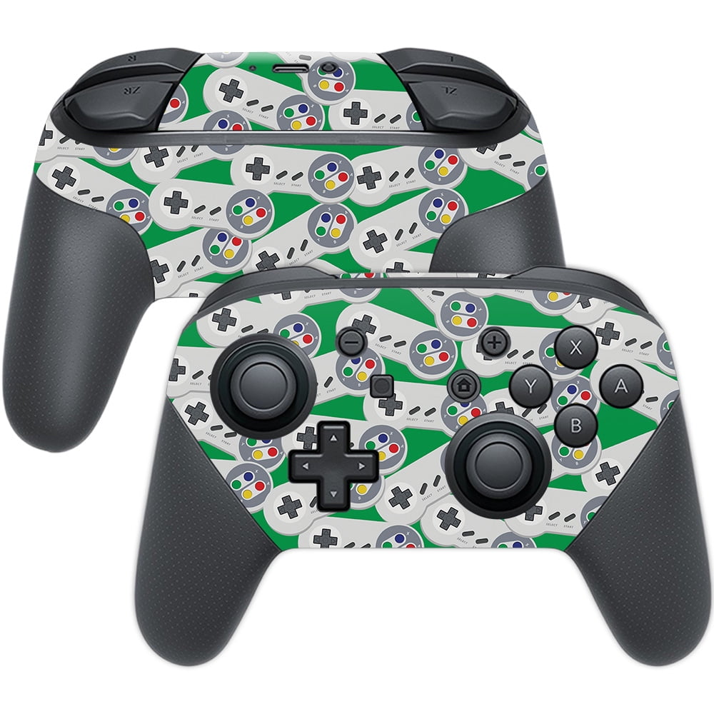 Skin Decal Wrap Compatible With Nintendo Switch Pro Controller Retro ...
