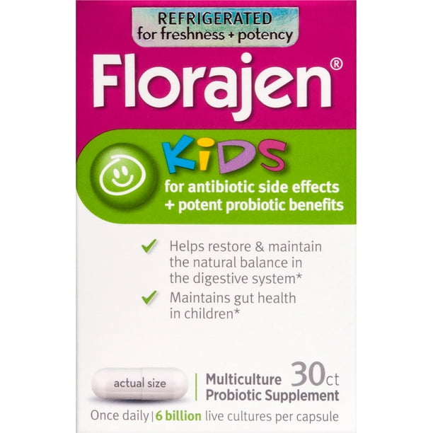 Florajen - Florajen Kids Multiculture Probiotic Supplement 6 Billion ...