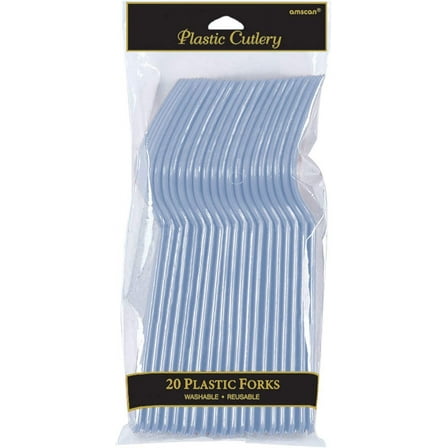 Brown Heavy Weight Forks Pack of 20 - Walmart.com