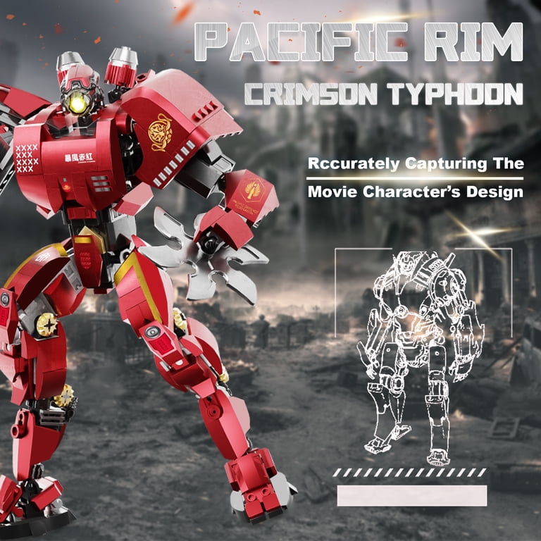 Crimson Typhoon Logo NECA Pacific Rim Crimson Typhoon Jaeger