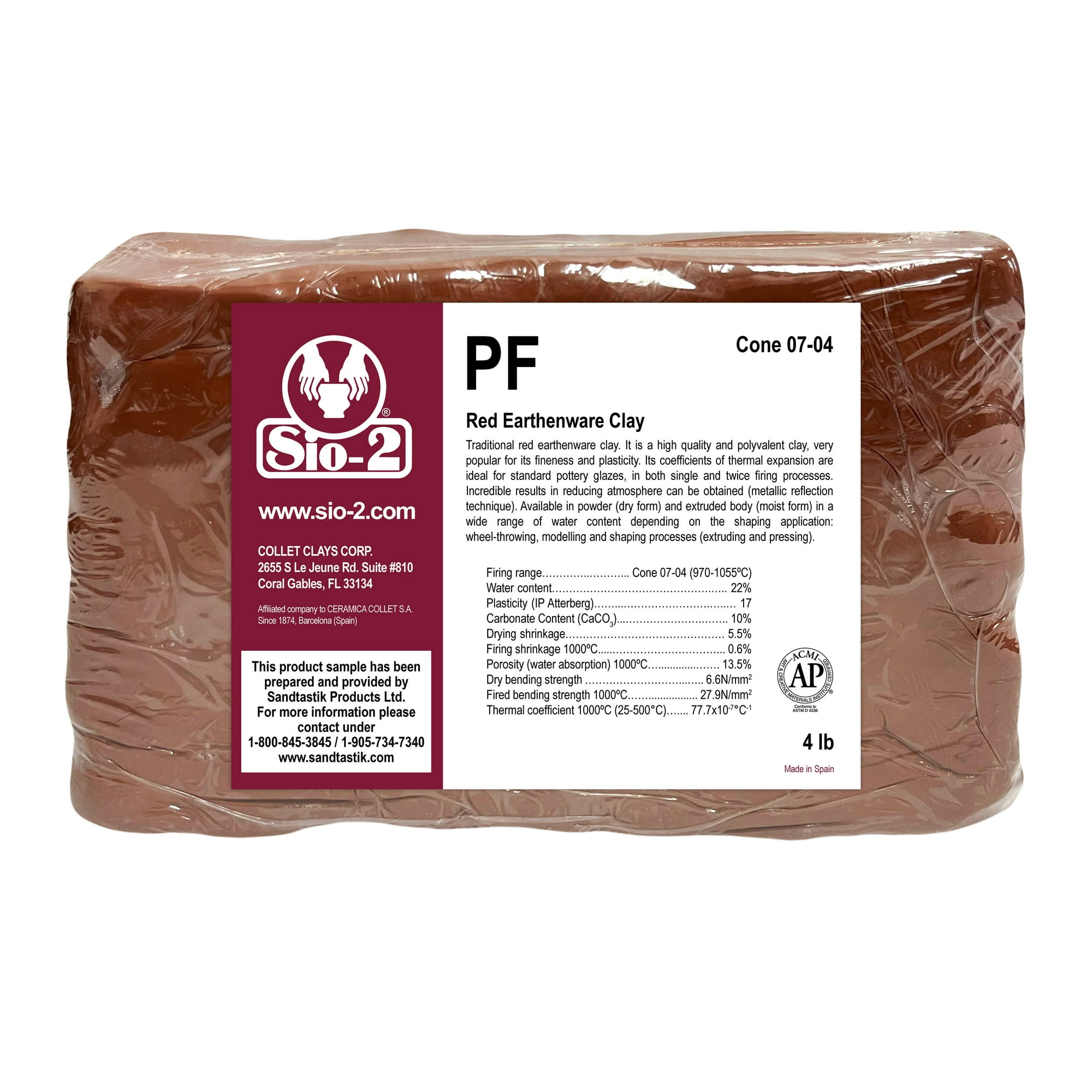 Click here for Sandtastik Products Sio-2 Pf Red Earthenware Ceram... prices