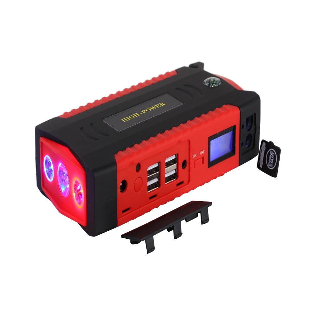 EDHITNR Clearance 12V 82800mAh 4 USB Car Jump Power Bank Charger ...
