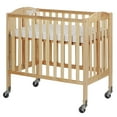 Dream On Me Birch 3-in-1 Folding Portable Mini Crib, Natural - Walmart.com