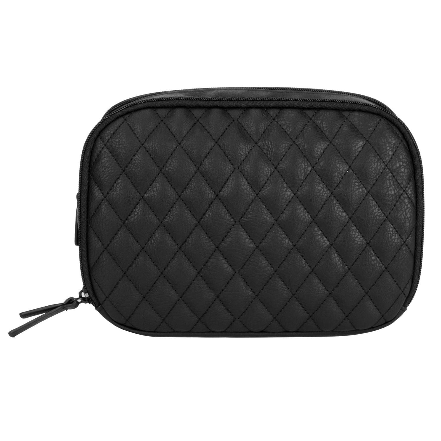 Click here for Equate Beauty Cosmetic Bag - Quilted Triangle Upri... prices