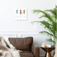 3drose, Aqua Pink N Green Dress Forms, 15x15 Wall Clock - Walmart.com