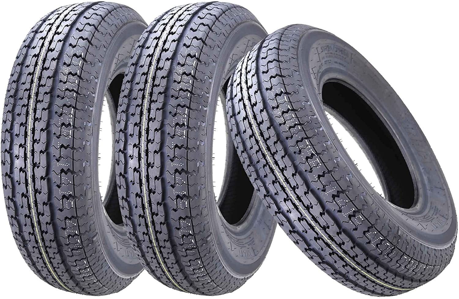 WINDA Premium Trailer Tires ST205/75R14 8PR Load Range D Steel Belted ...