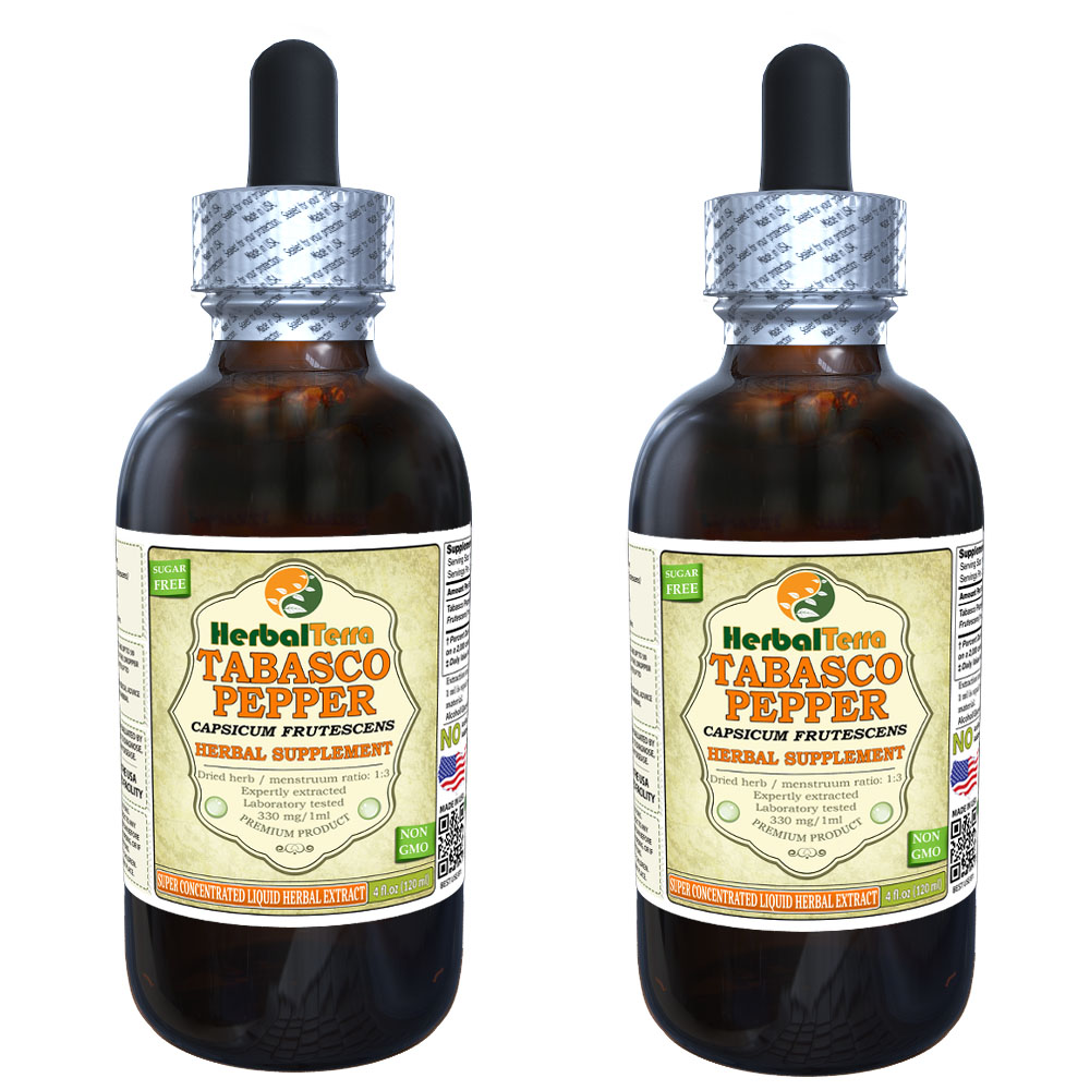 Tabasco pepper (Capsicum Frutescens) Tincture, Organic Dried Fruits ...