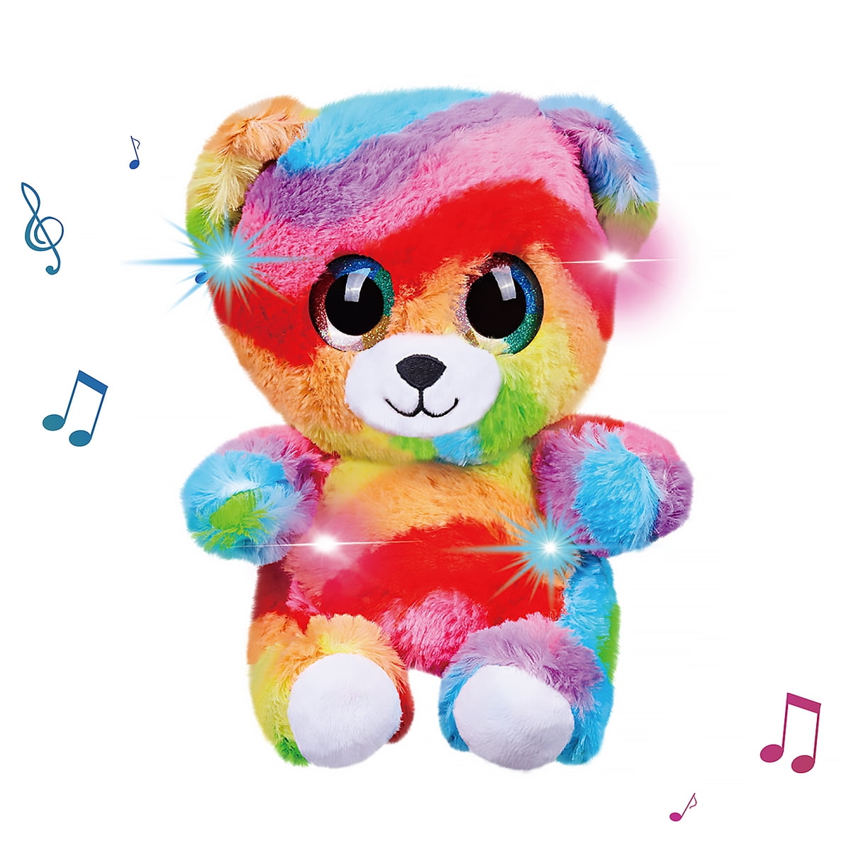 LED Light Bear up Bear Plush Toy, Creative Night Light & Bedtime Music ...