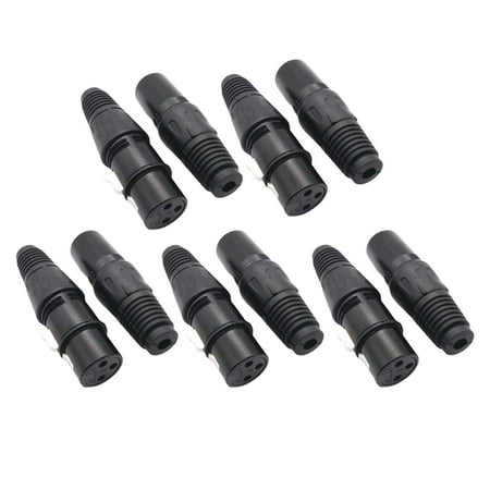 Premium Dmx 3Pin Male & Female Mic Snake Plug for Studio Recording ...