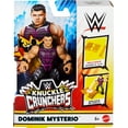 WWE Knuckle Crunchers Dominik Mysterio Action Figure, 3.25-inch, Bone-Crunching Movement ...