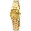 Seiko Series 5 Automatic Ladies Watch, Gold Dial, Yellow Gold-Tone ...