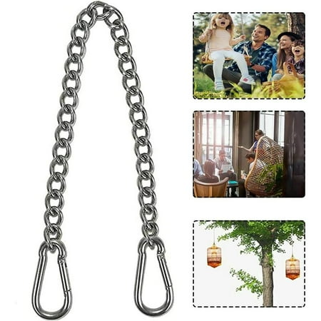 Chain with Two Carabiners, T-Audace 400kg Capacity, Heavy Duty ...