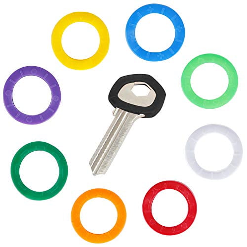 Uniclife 36 Pack Round Key Caps Covers Tags Key Identifier In 9 Colors ...