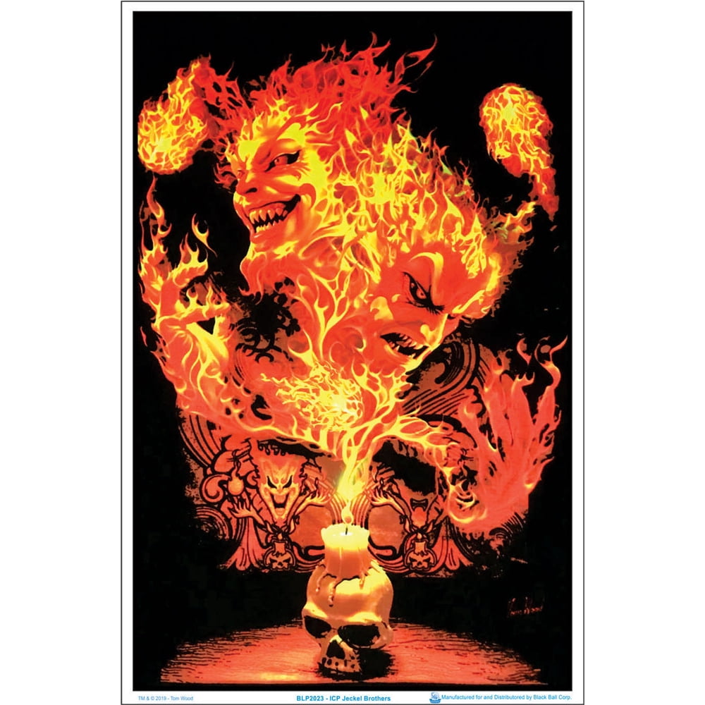 Insane Clown Posse ICP Jeckel Brothers by Tom Wood Blacklight Poster 23 ...