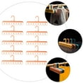 KALLORY Multi Hook Hanger 10Pcs Wavy Design for Organizing Wardrobe and ...
