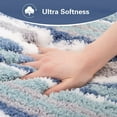 Newlake Bathroom Rug Sets Soft Absorbent Fluffy Microfiber Bath Rug Set ...