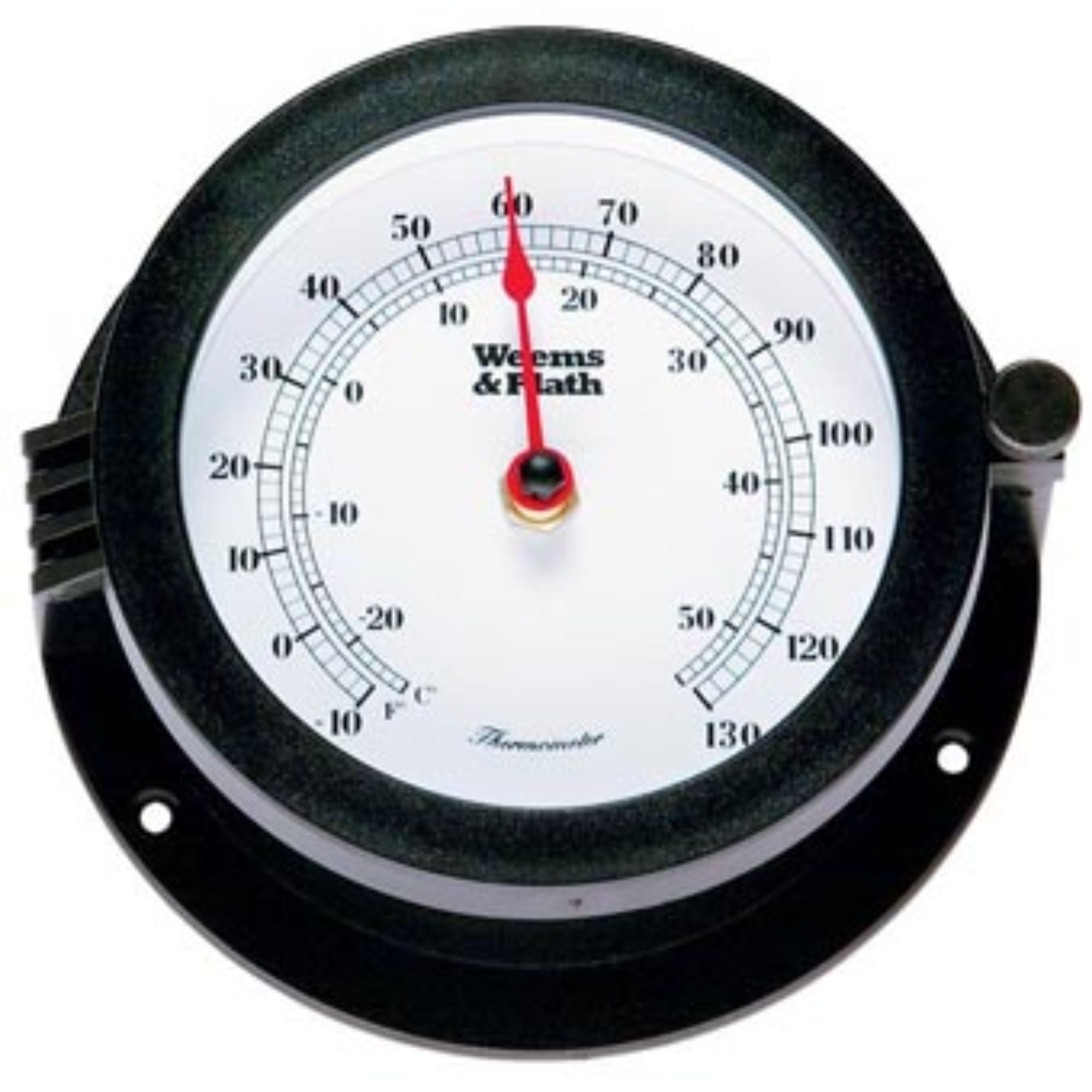 6" Black and White Round Thermometer with Scales - Walmart.com