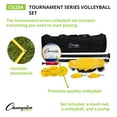 Champion Sports CG204 Outdoor Volleyball Set: Complete Portable Team ...
