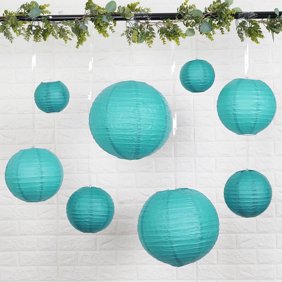 Blue Paper Lanterns Assorted, 3pk - Walmart.com