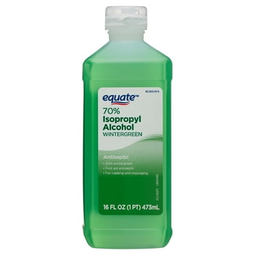 Rubbing Alcohol Wintergreen with Methyl Salicylate, 16 fl oz - Walmart.com