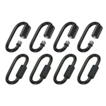 Uxcell 4mm Steel Chain Quick Links Screw Locking Chain Connector Ring ...