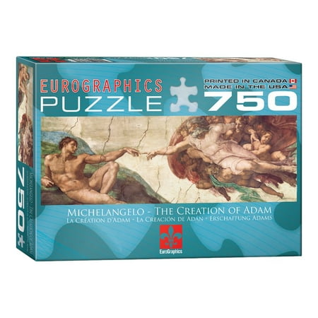 EurographicsPuzzles - Creation of Adam - jigsaw puzzle - 750 pieces ...
