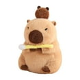 guohui Capybara Stuffed Toy Kids Room Decor Realistic Collectible Cute ...