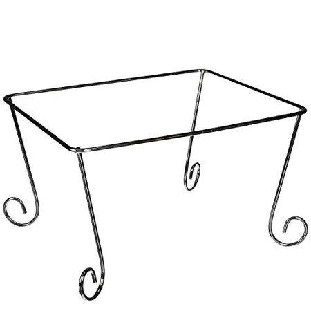 Tiger Chef 12-Pack Decorative Ornate Chrome Wire Chafer Stand (Half ...