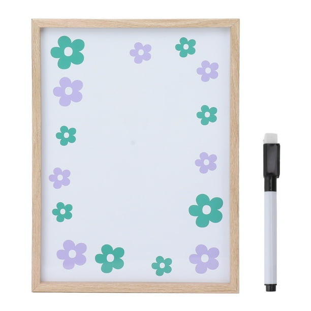 White Board Dry Erase Board Wooden Frame Reusable Sustainable Esay to ...
