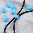50Pcs Plastic Cord Locks Double Hole Spring Cord Locks End Toggle ...