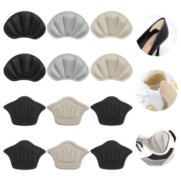 Springcorner 12 Pcs Back of Heel Cushion Insert Mesh Heel Grips Pads ...