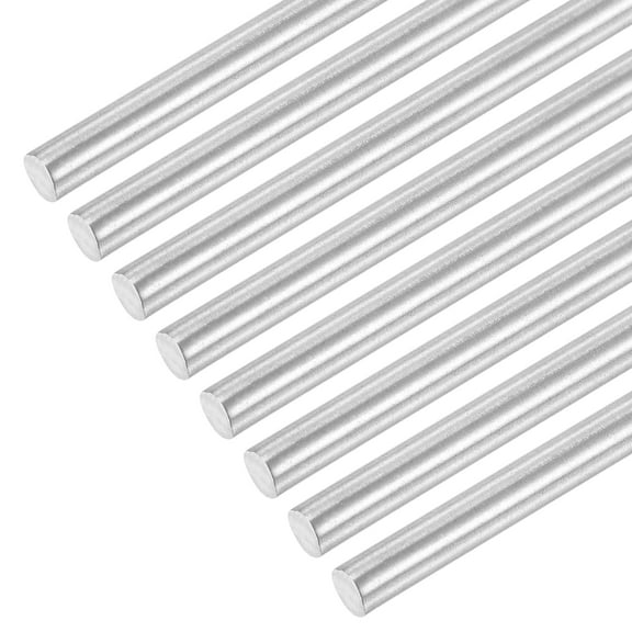 5mm x 100mm 304 Stainless Steel Solid Round Rod for DIY Craft - 2Pcs ...
