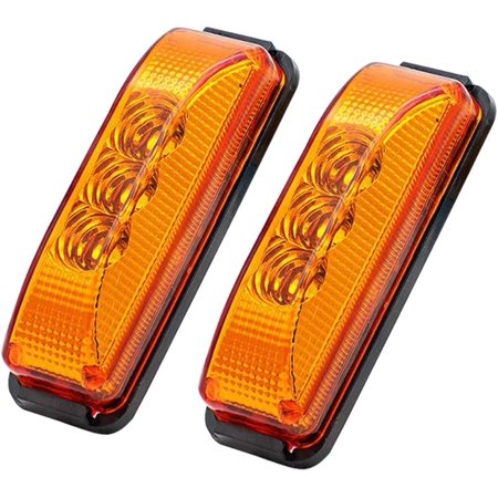 Waterproof Side Marker Light, 2pcs LED Side Marker Light Indicator 24V ...