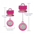 Funny Nurse Badge Reel, Cute Work Badge Holder with Retractable Clip ...