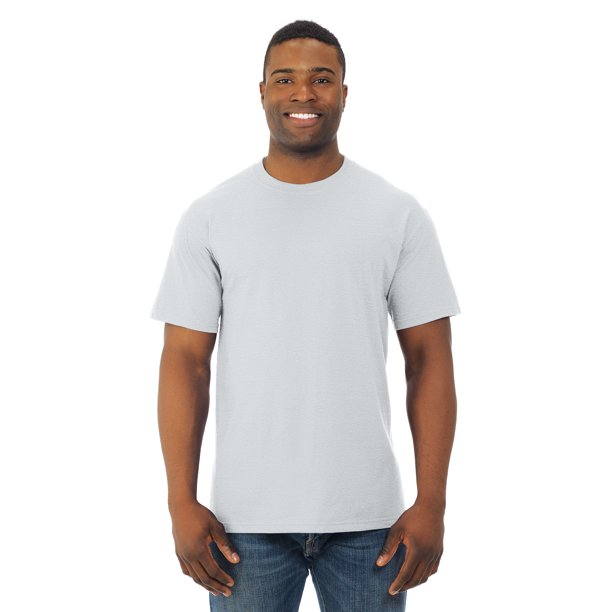 Fruit Of The Loom Mens HD Cotton Short Sleeve Crew T-Shirt, S, Ash - Walmart.ca