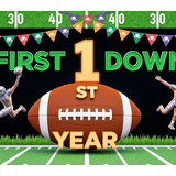 Yatrandify Football Field Birthday Banner Sports Design Touchdown ...